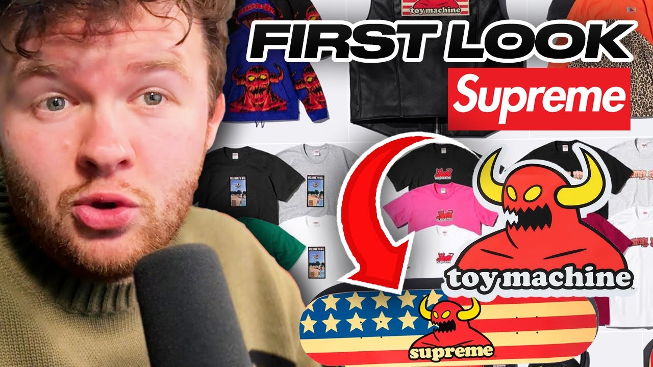 First Look 👀 Supreme x Toy Machine Collection SS24 IS FIRE 🔥 - YouTube