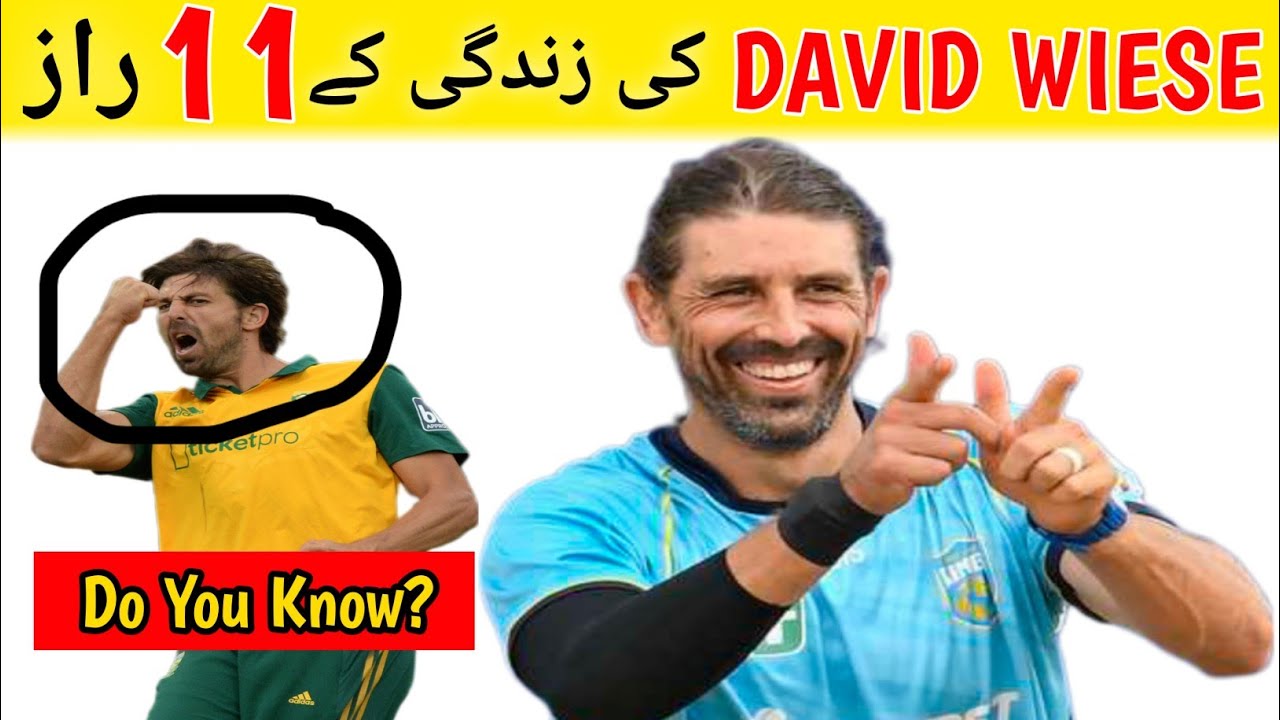 One Man Army "David Wiese"|11 Interesting Facts About "David Wiese ...