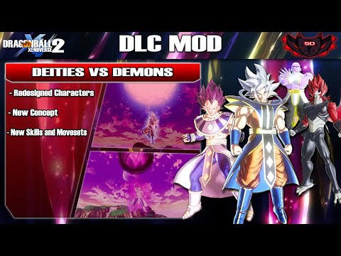 Xenoverse 2 Mods Deities v Demons Movesets and Skills - YouTube
