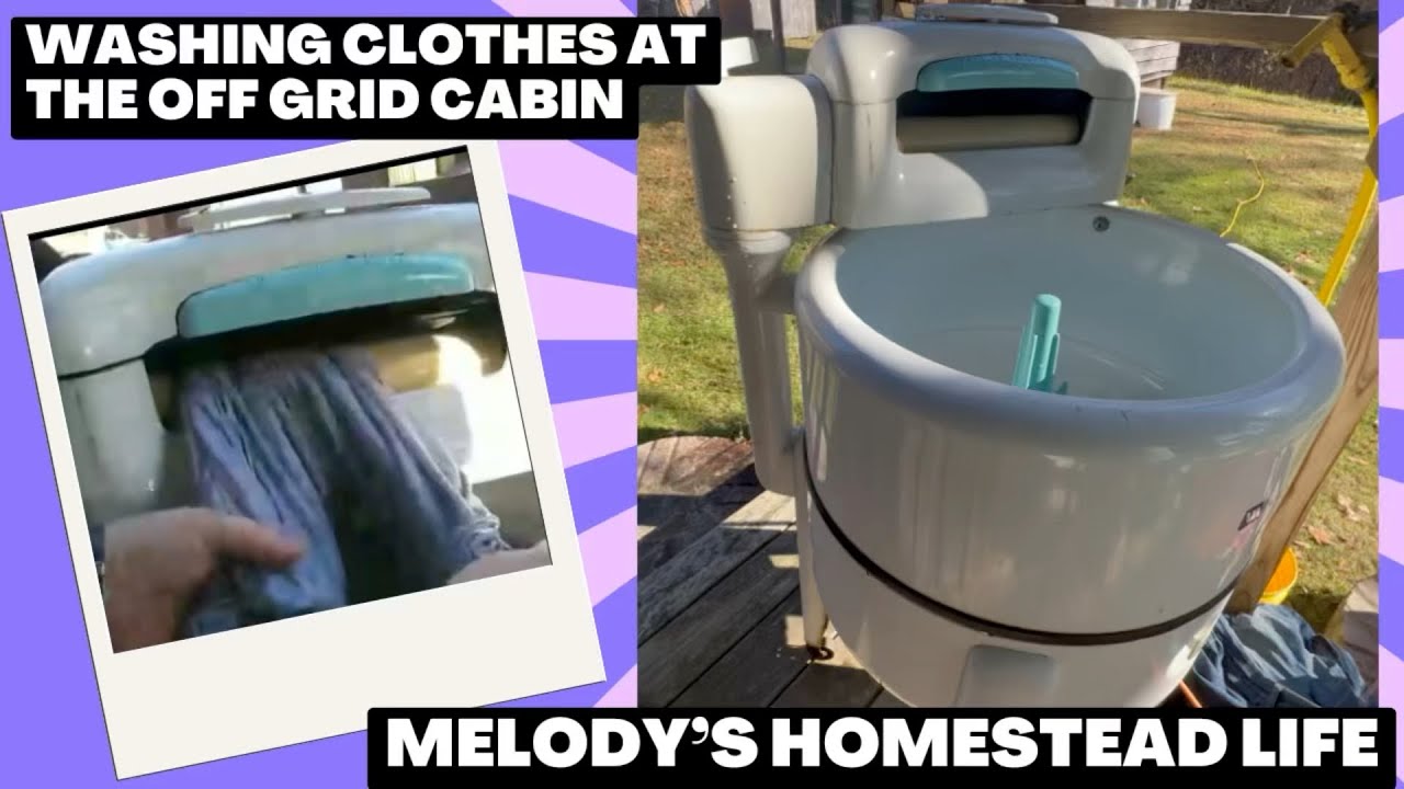 Washing Clothes Off Grid - YouTube