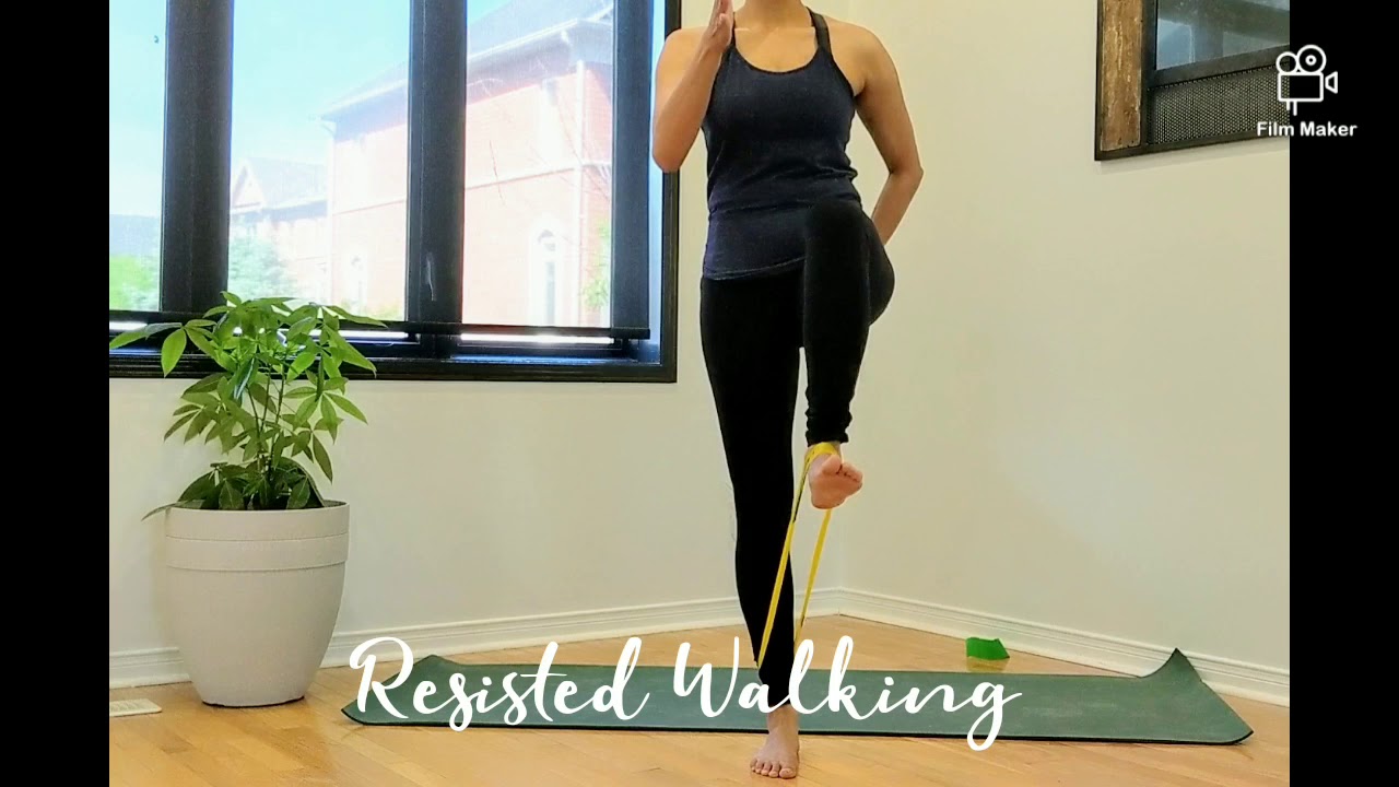 MINI BAND SERIES - Resisted Walking - YouTube