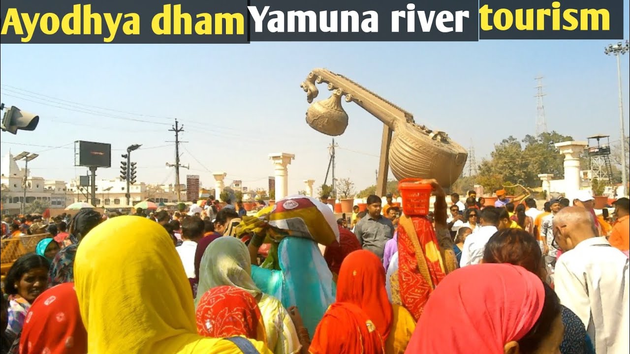 Ayodhya dham me aj full public || Ayodhya yamuna Nadi ka view ...