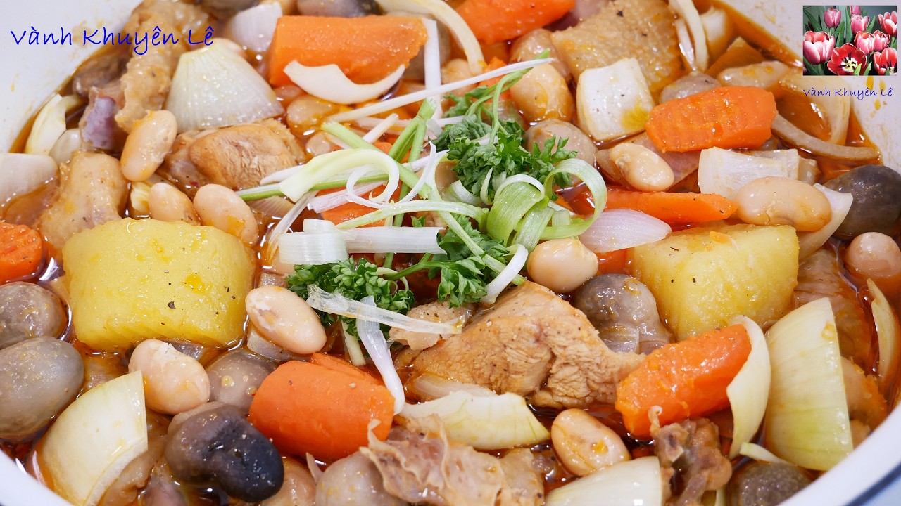 GÀ nấu Đậu, Lagu Gà, Ragu thơm bùi đặc biệt hơn nhờ Cách Nấu này, Món ...