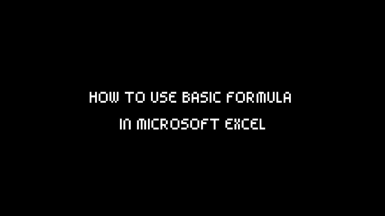 How To Use Microsoft Excel Csc098 Community Service Uitm Dengkil Youtube