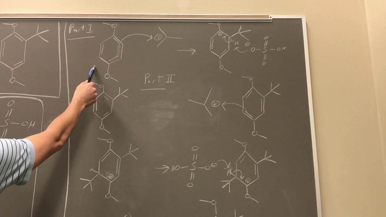 Friedel-Crafts Alkylation of 1,4 dimethoxybenzene by tert-butyl alcohol ...
