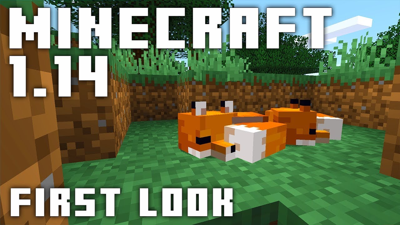 Minecraft 1.14: FIRST LOOK! (Minecraft 1.14) - YouTube