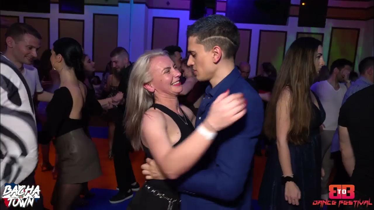 Marius & Elena bachata social dance@BtoBBachataDanceFestival #marius&elena - YouTube