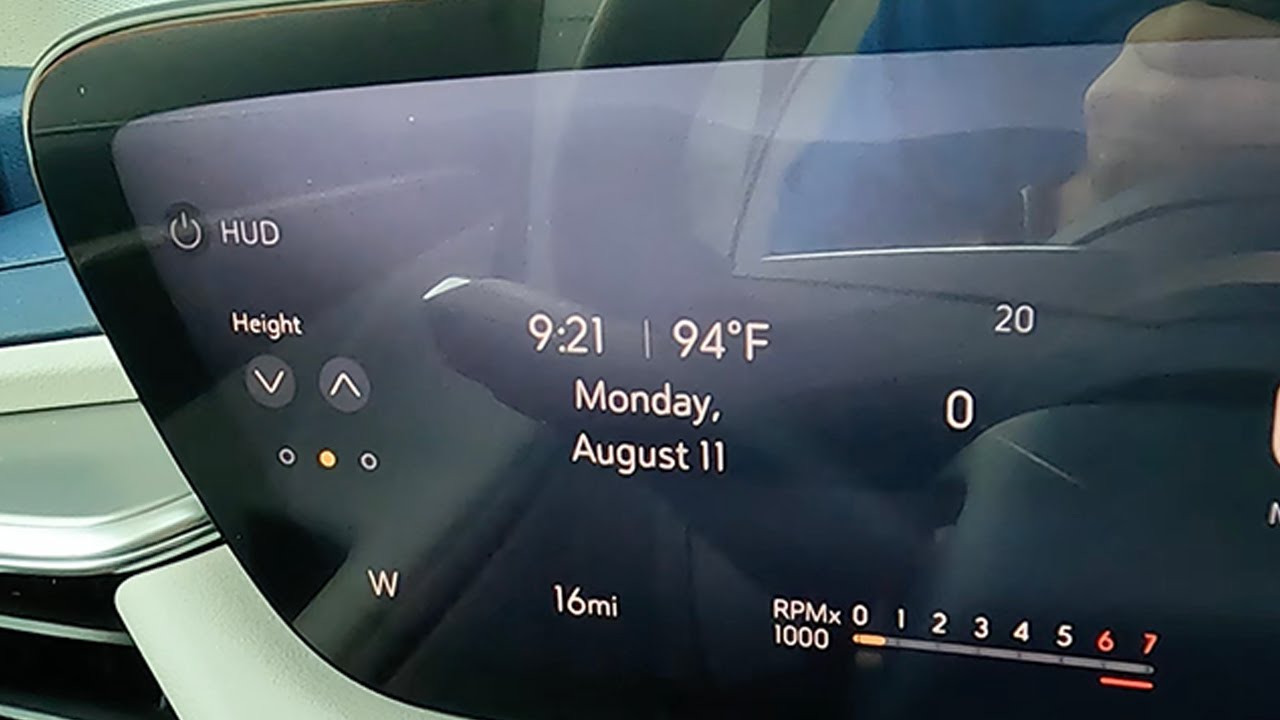 How To Adjust The 2026 Buick Enclave HUD (Head-Up Display) - YouTube