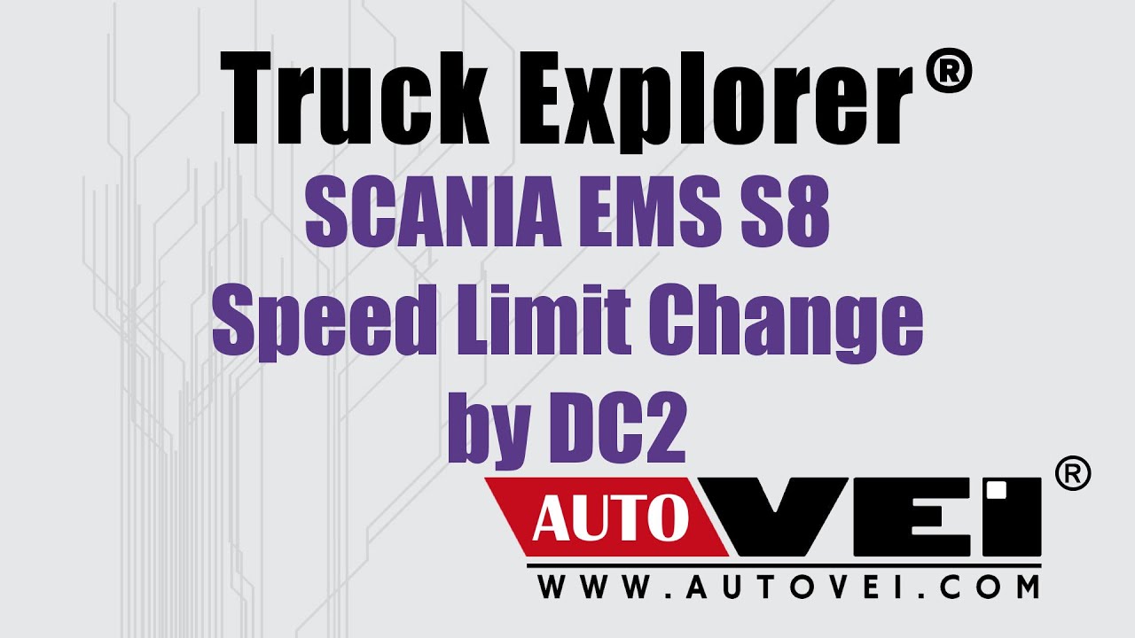 Scania Truck Speed Limit Change in EMS S8 - YouTube