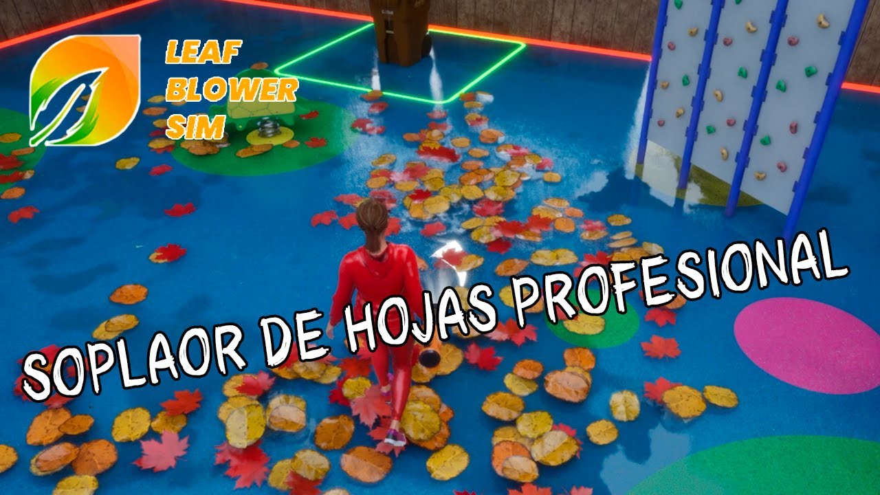 SOPLADOR DE HOJAS EN LEAF BLOWER SIM - YouTube