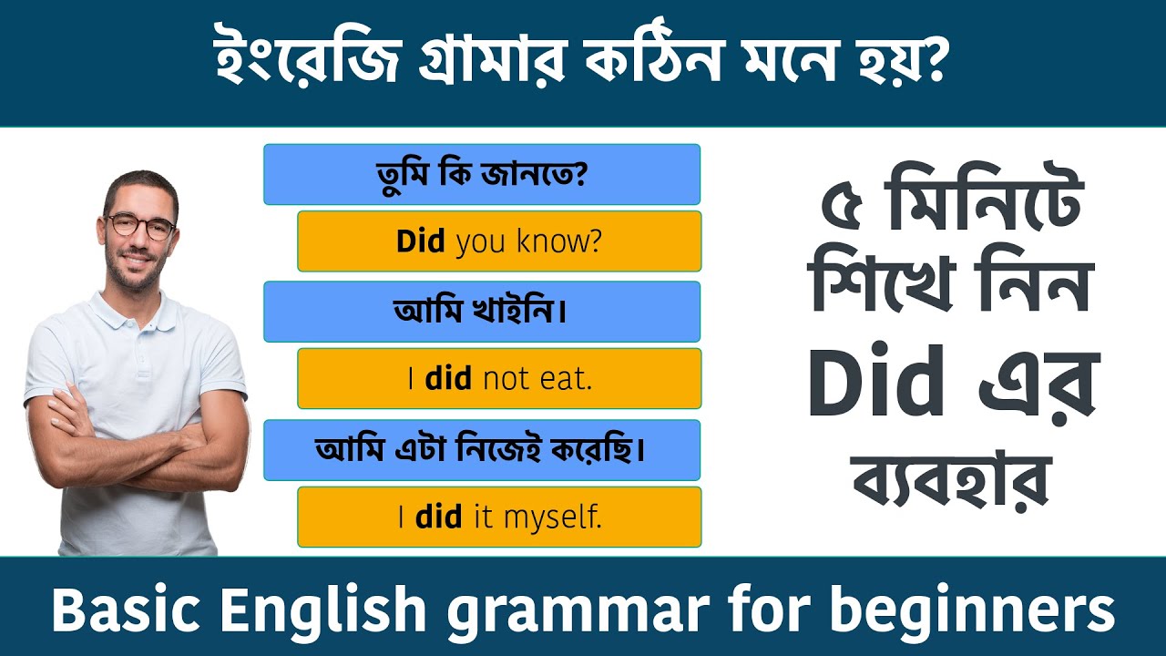 Did How To Use Did In Spoken English Basic did-how-to-use-did-in-spoken-english-basic