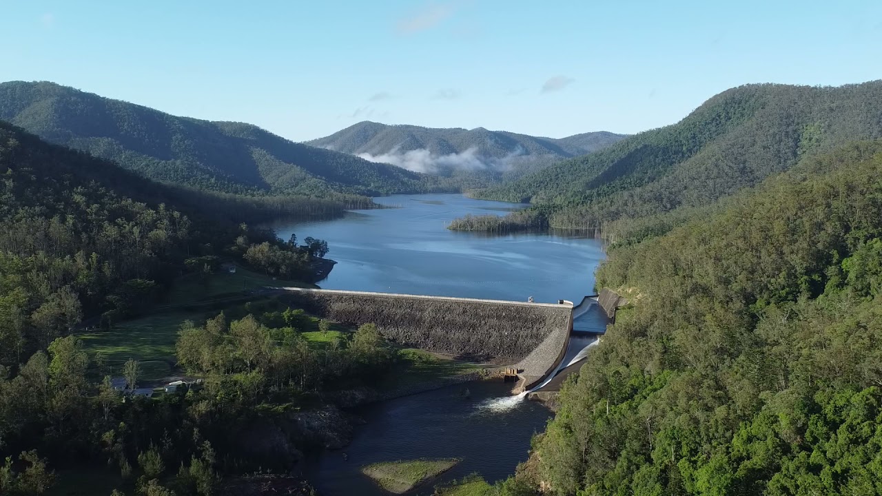 Borumba Dam Wall 102% (December 2021) DJI mini 2 - YouTube
