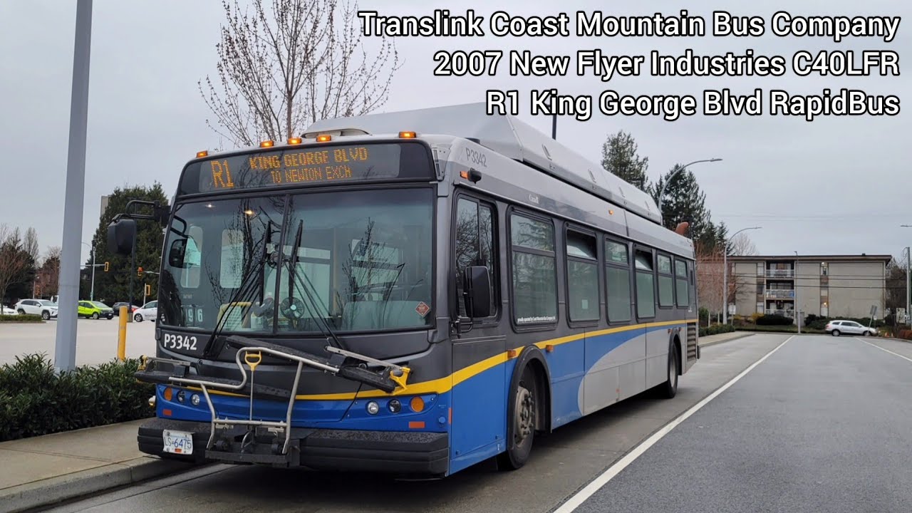 Translink CMBC 2007 New Flyer C40LFR 3342 - YouTube