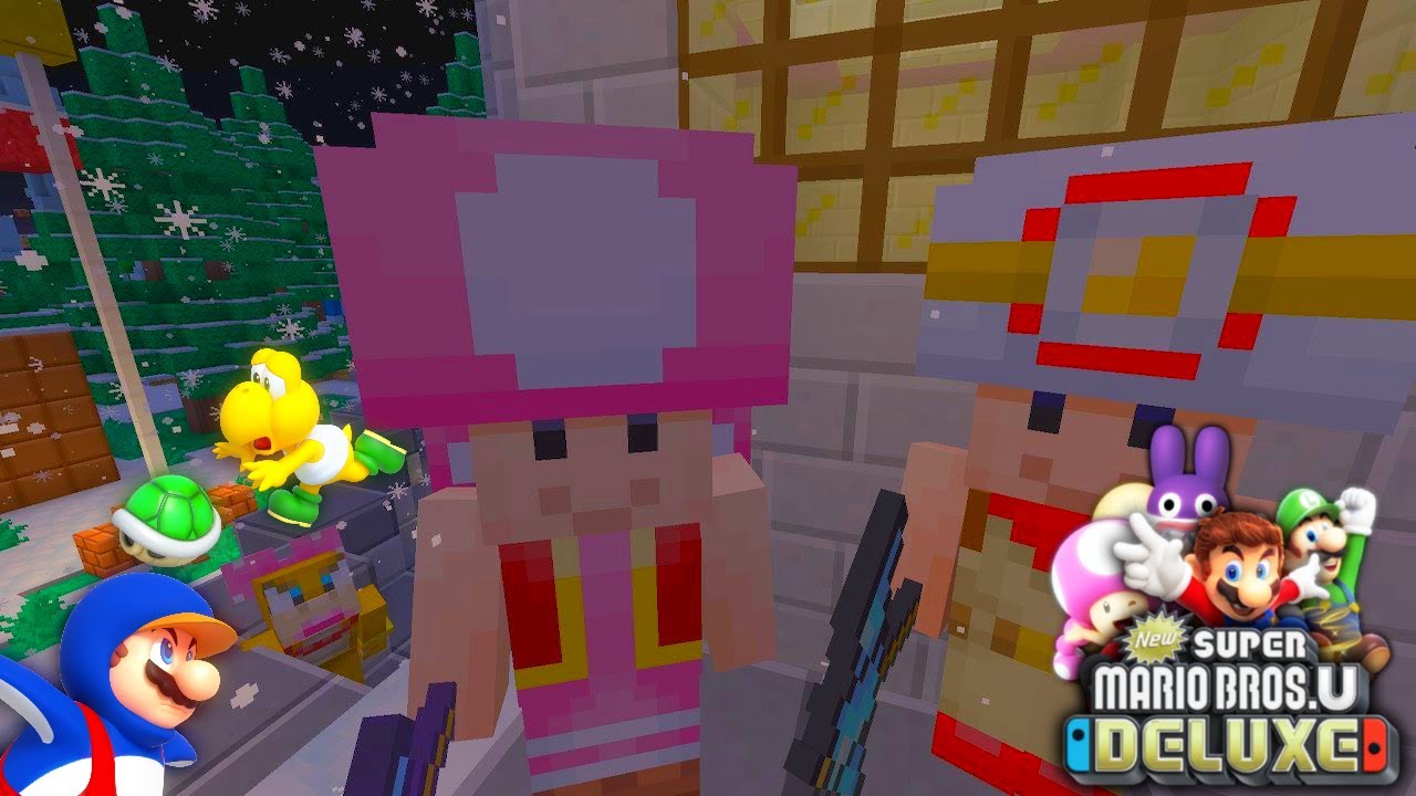 Super Snowy Toad Team! - Super Mario Superstars - Minecraft Switch (4 ...
