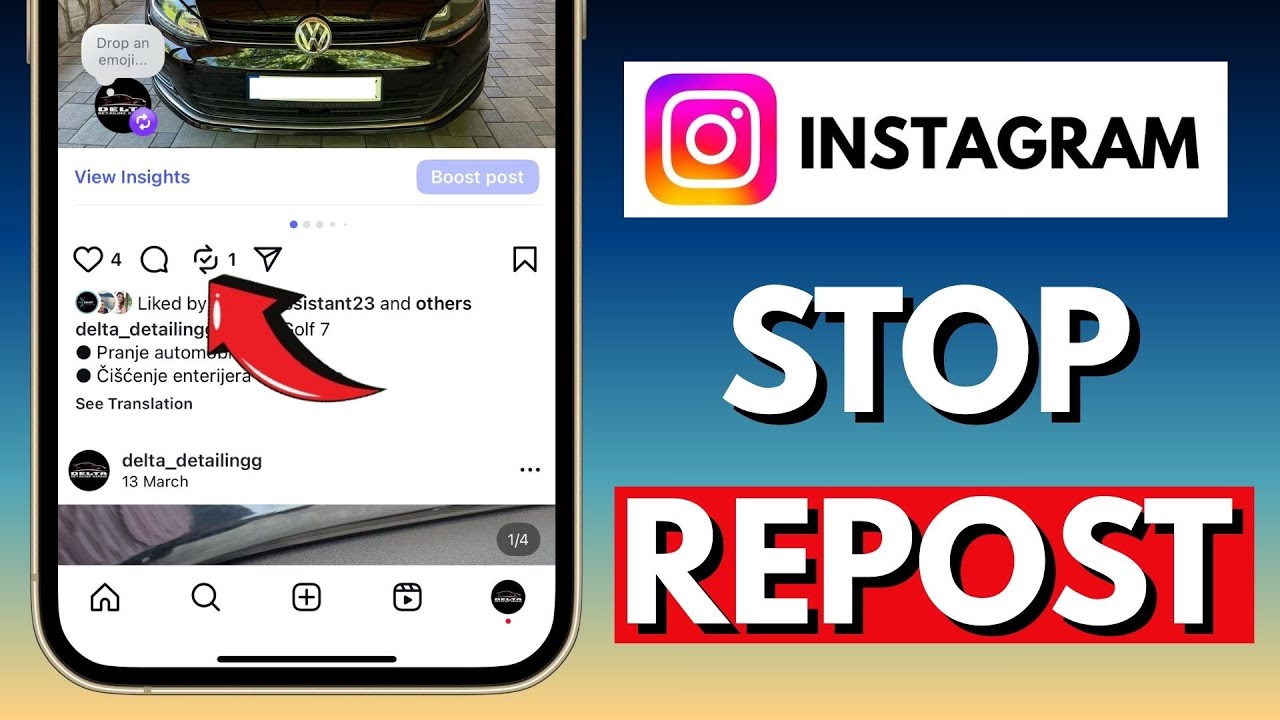 How to Turn Off Repost of Photos and Reels on Instagram Klip - YouTube