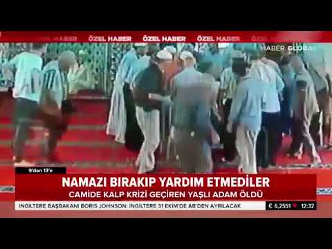 Camide namaz kılarken kalp krizi geçiren adam hayatını kaybetti