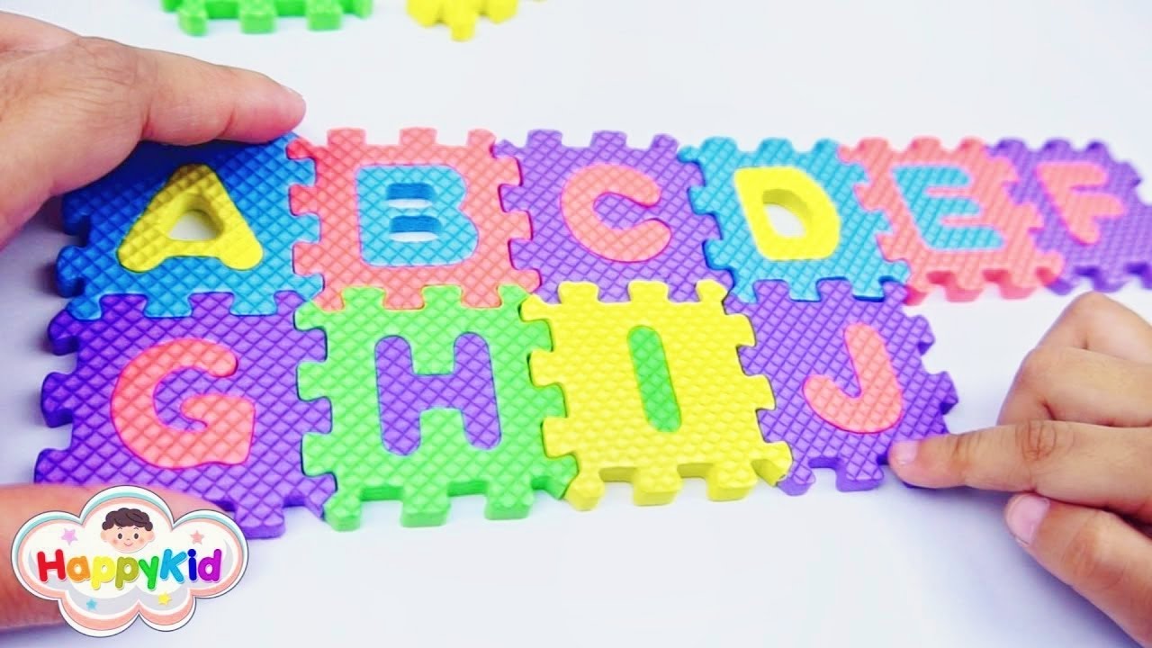 Learn ABC with Puzzle | Alphabet | Nursery Rhymes | Learn & Fun - YouTube