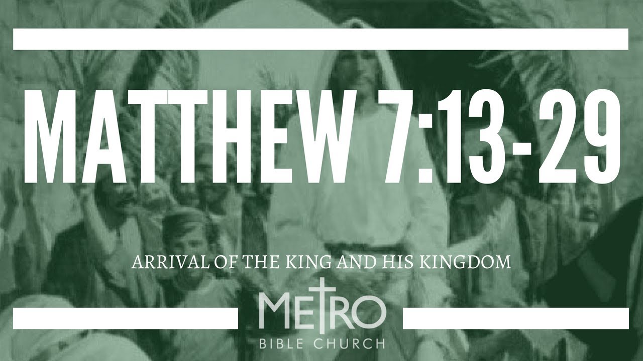 MATTHEW 7:13-29 - TRUE VS. NOMINAL CHRISTIANITY - RODNEY BROWN - YouTube