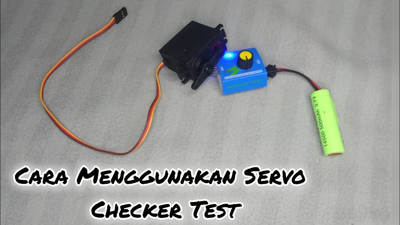 CARA MENGGUNAKAN ALAT SERVO CHECKER TEST - YouTube