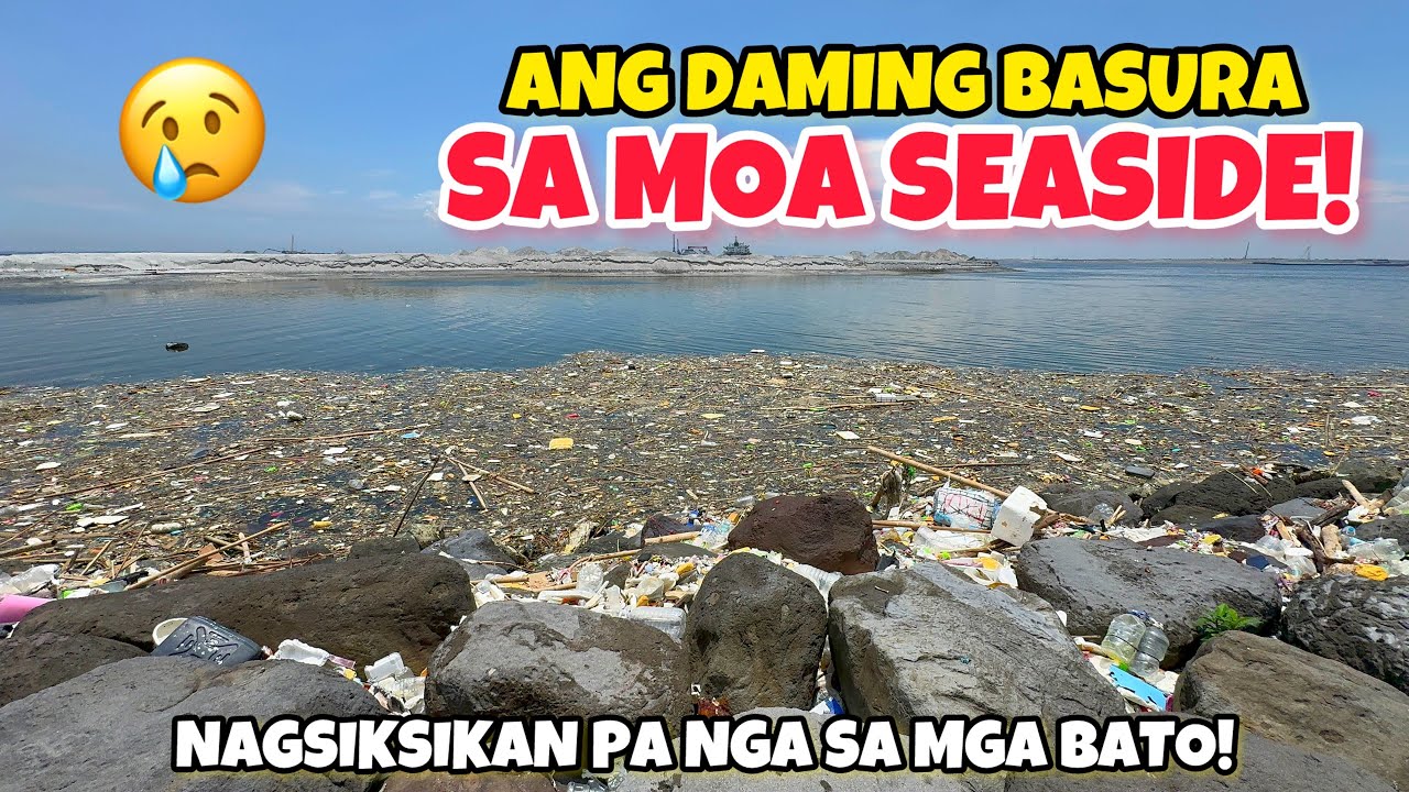 ANG DAMING BASURA SA MOA SEASIDE! - YouTube