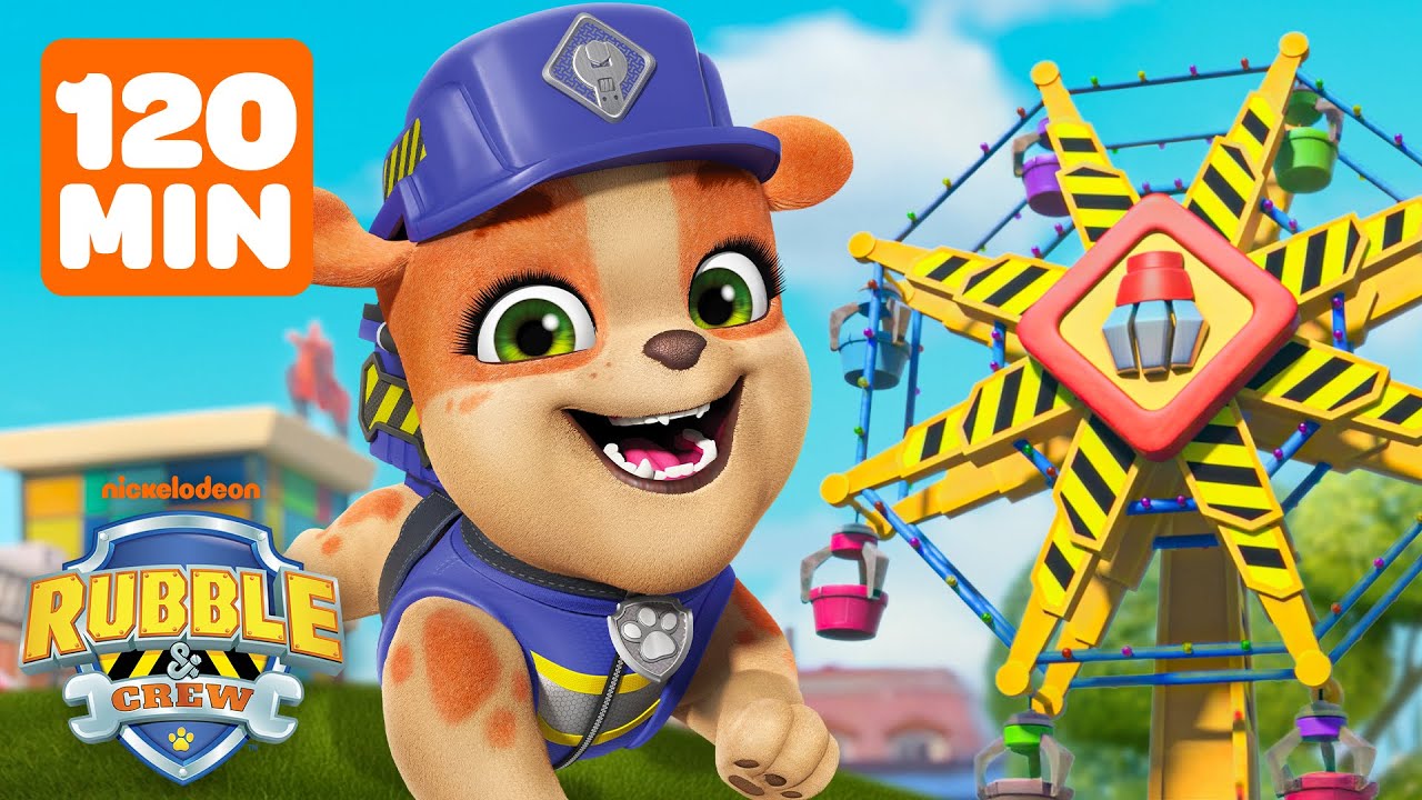 Mix's FUN Construction Builds at the Construction Tower! w/ Rubble ...