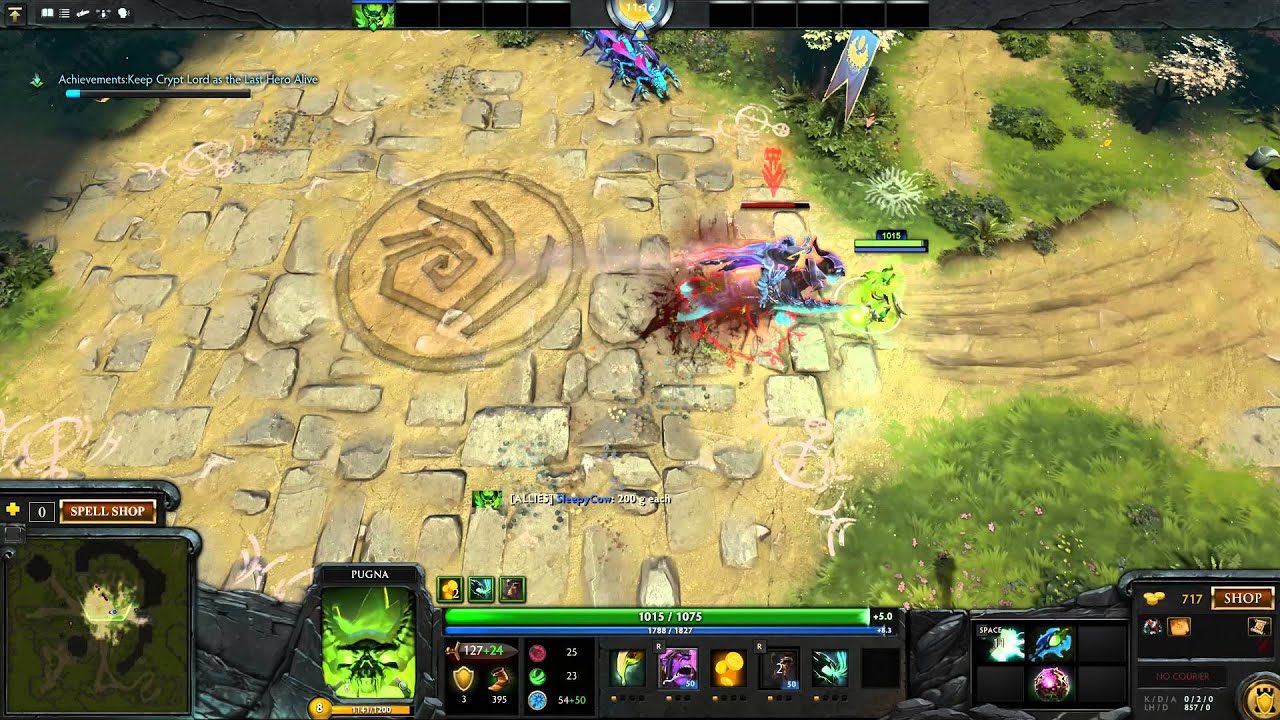 Dota 2 TOGETHER WE STAND! V9.27 Solo walkthrough tutorial - YouTube