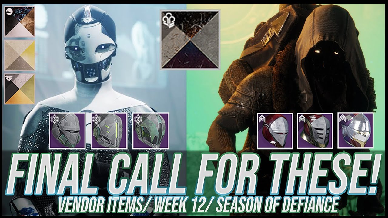 Destiny 2: Final Call For These! | Week 12 | Lightfall - YouTube