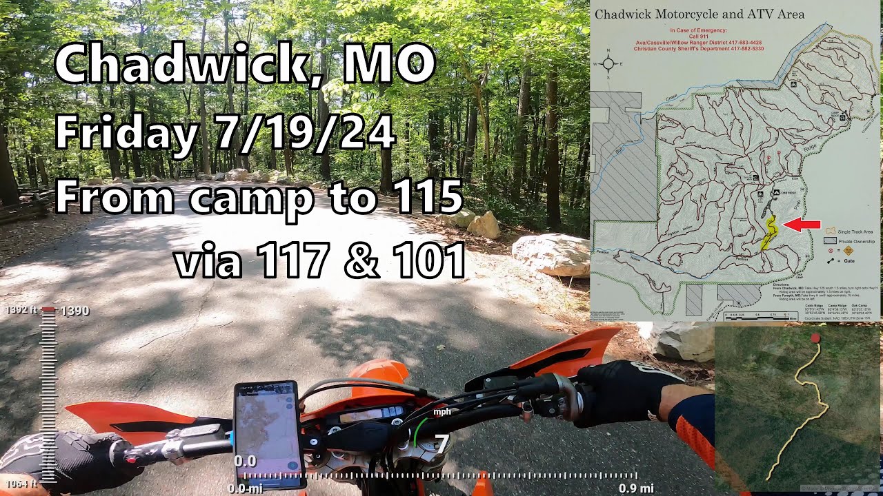 Trails 117 and 101 from Camp (Moderate/Easy) - Chadwick Motorcycle ...