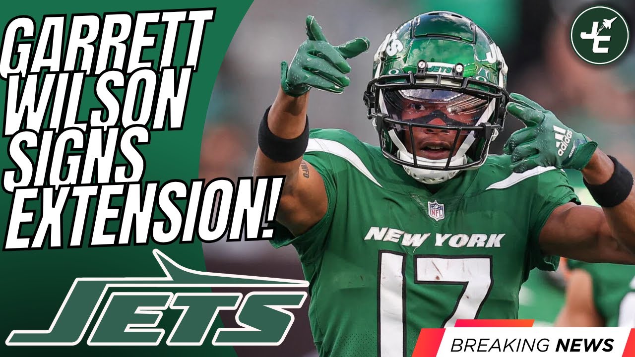 BREAKING: Garrett Wilson SIGNS EXTENSION!! | 4 yr $130 mil | New York ...