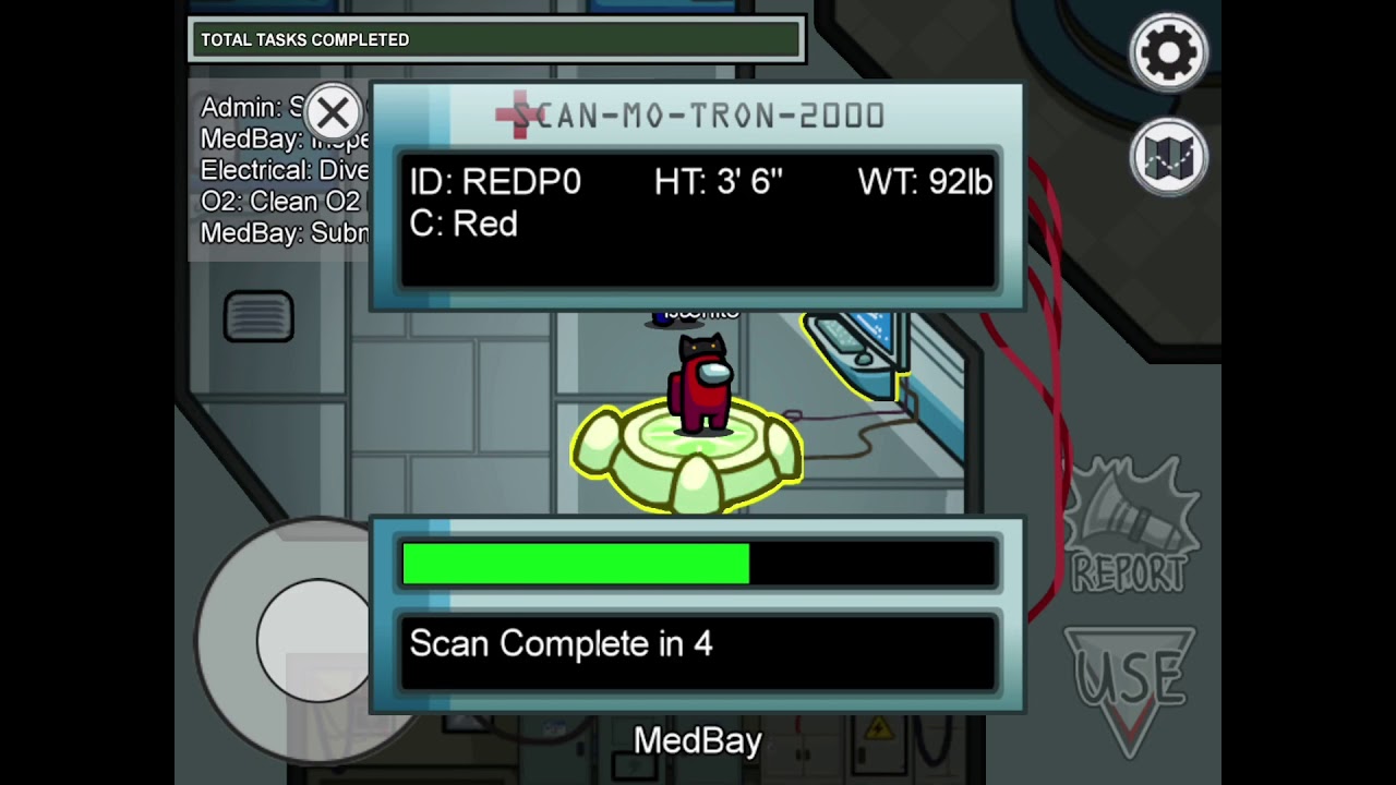 Among us MedBay scan sound effect - YouTube