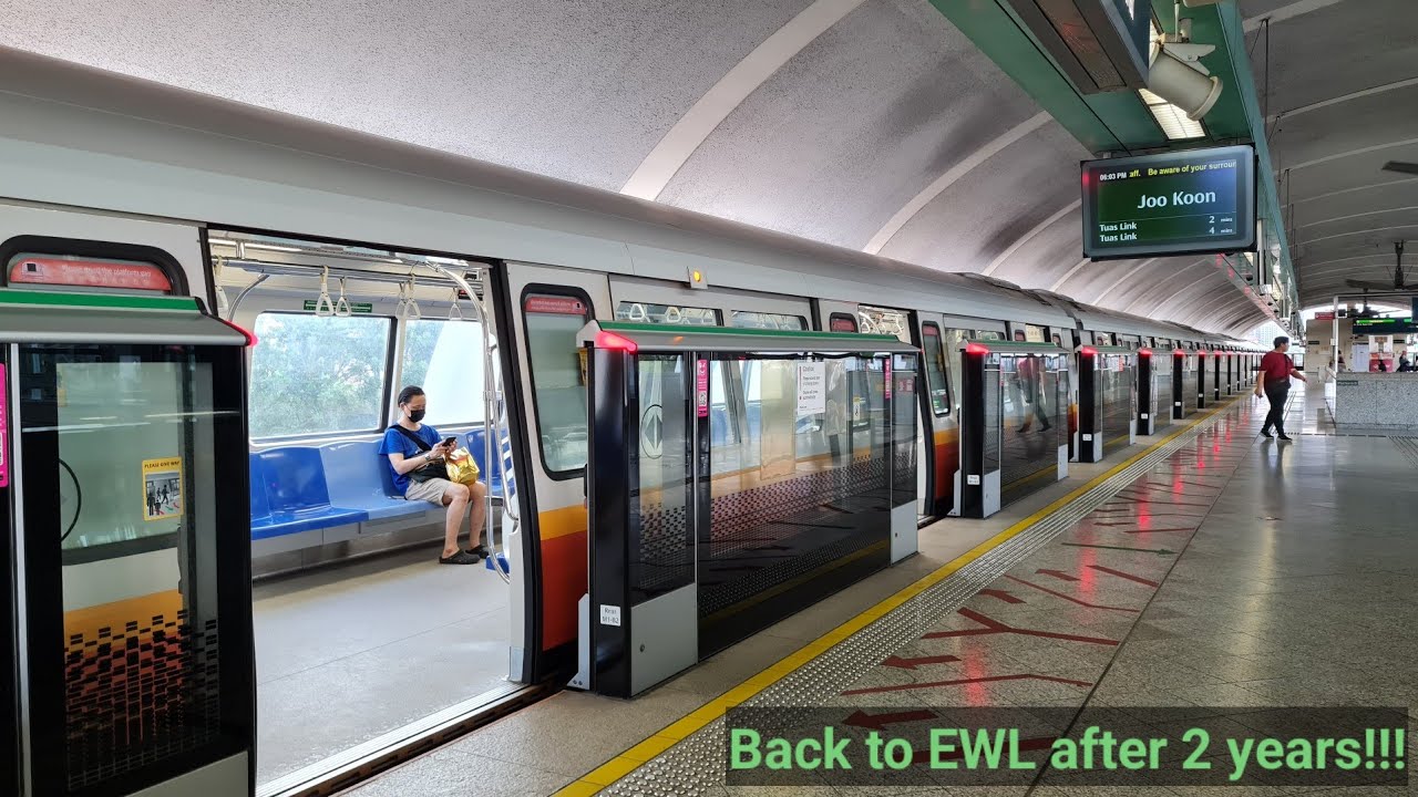 [After on NSL for 2 years!!!] SMRT TRAINS Ride From Tanah Merah to ...