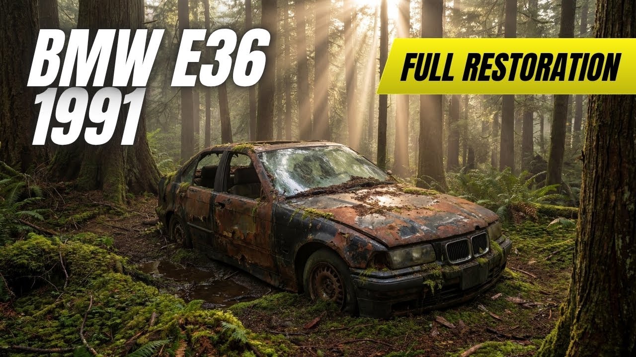 FULLY Restoration Abandoned BMW E36 1991 | ASMR Restoration BMW E36 ...