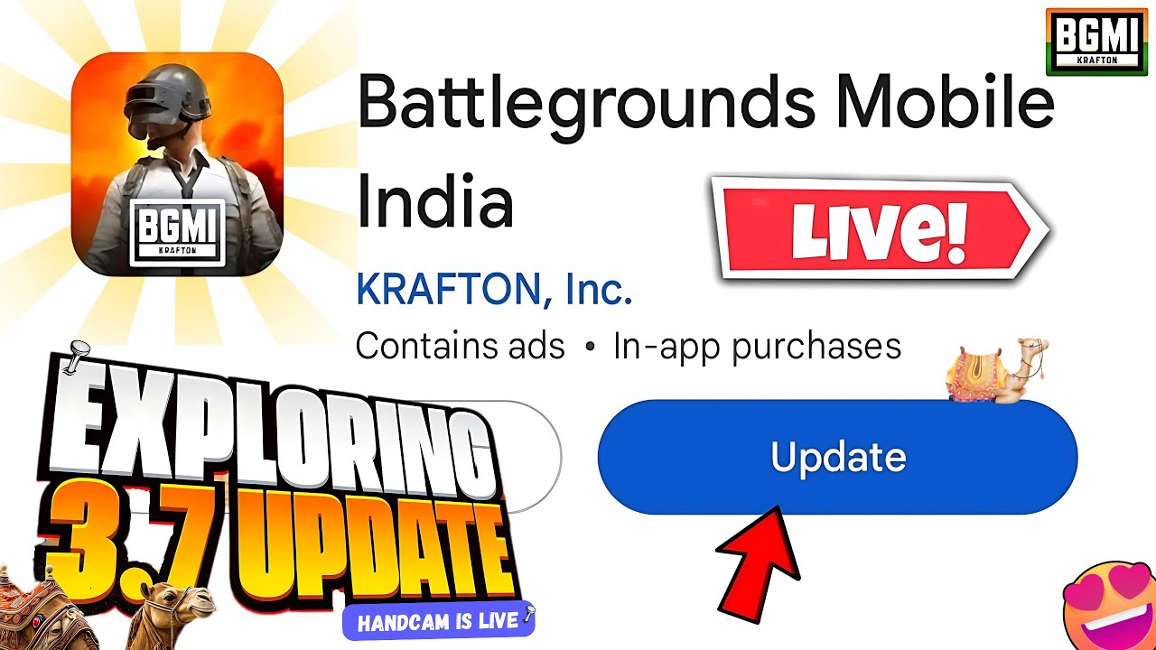 🔥3.7 BGMI UPDATE IS HERE FINALLY, NEW EVENT NEW MAPS! LET'S EXPLORE ...