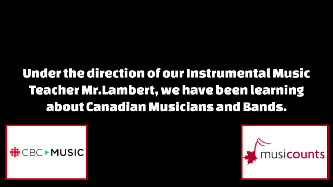 James Culnan Catholic School - Toronto, ON. 2020 CBC/MusiCounts ...