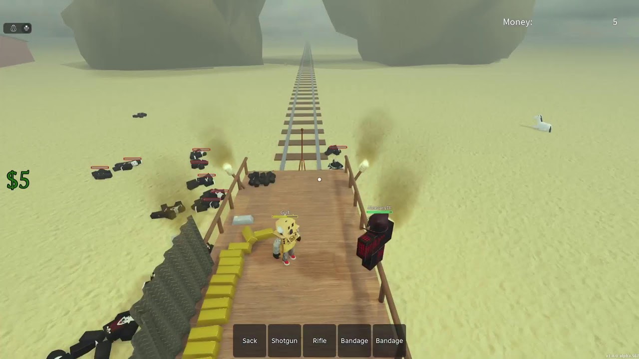 Dead rails mega train - YouTube