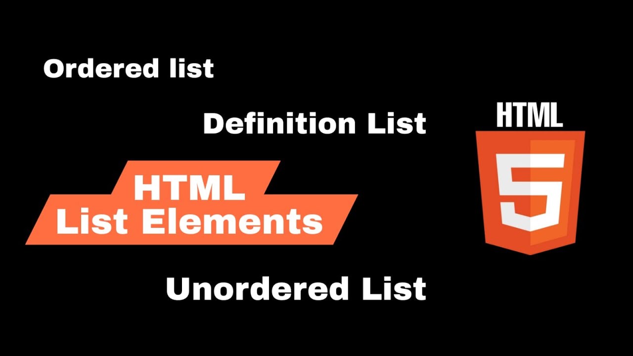 Html List Elements In 2 Min Coding Codewithdeveloper Learnhtml 3762