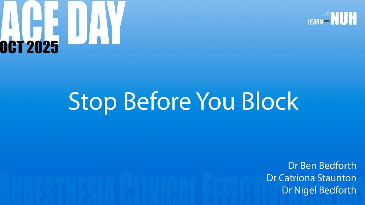 Stop before you block - YouTube