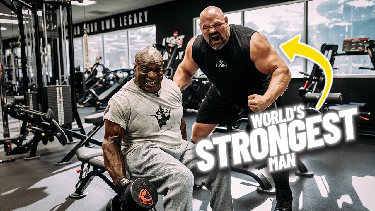 MONSTER BICEPS WORKOUT with RONNIE COLEMAN and BRIAN SHAW - YouTube