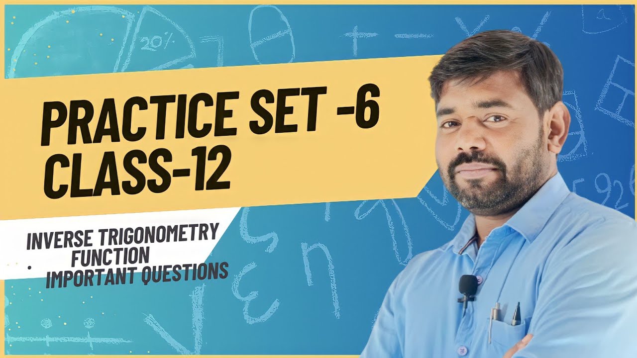inverse trigonometric functions practice set maths important questions ...