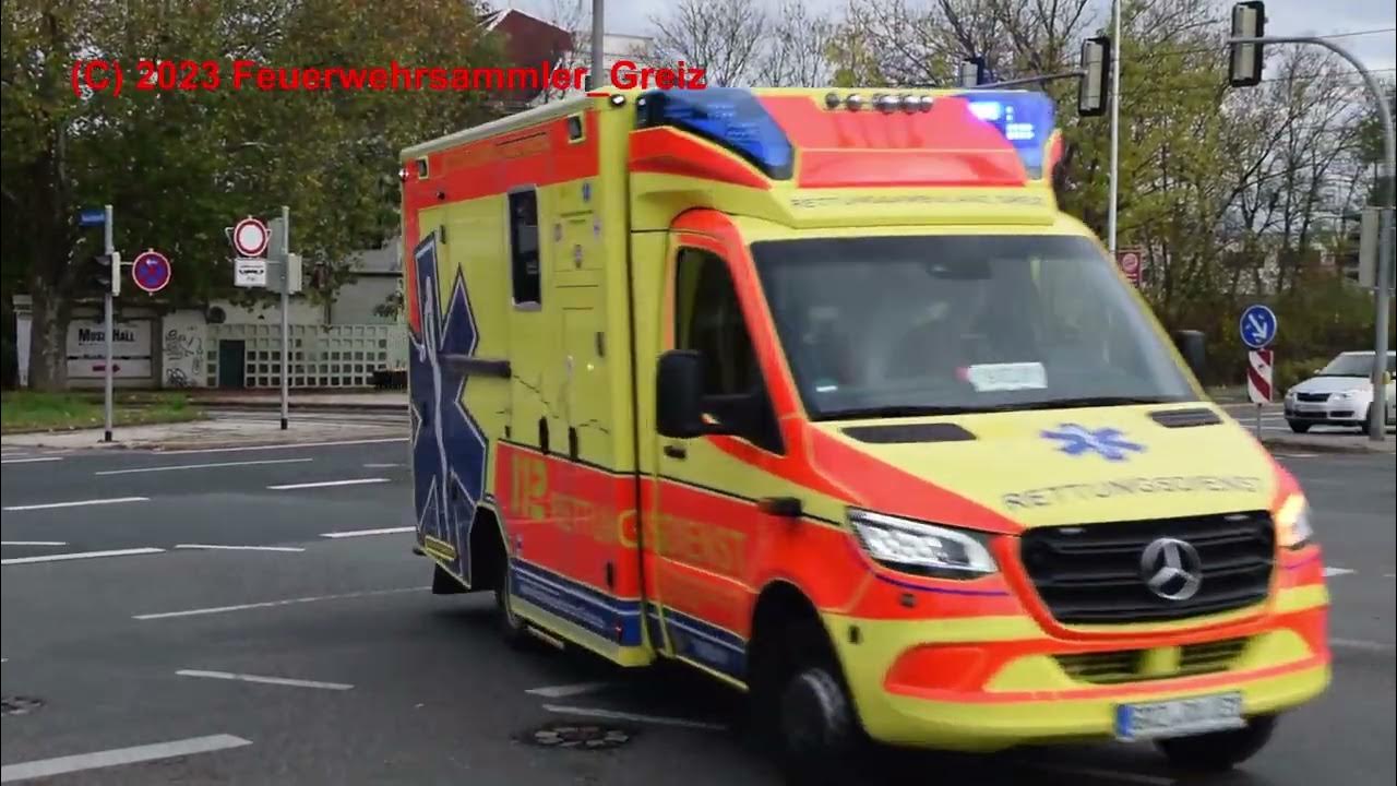 RTW 1 + NEF Rettungsambulanz Greiz GmbH - YouTube