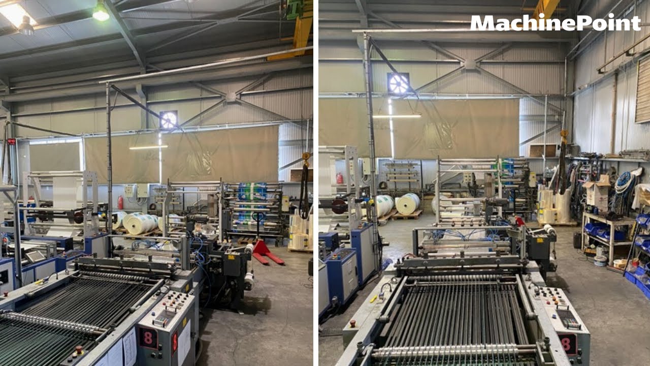 DE BERNARDI DB 100 SH Bottom weld flat bag making machine | DE BERNARDI ...