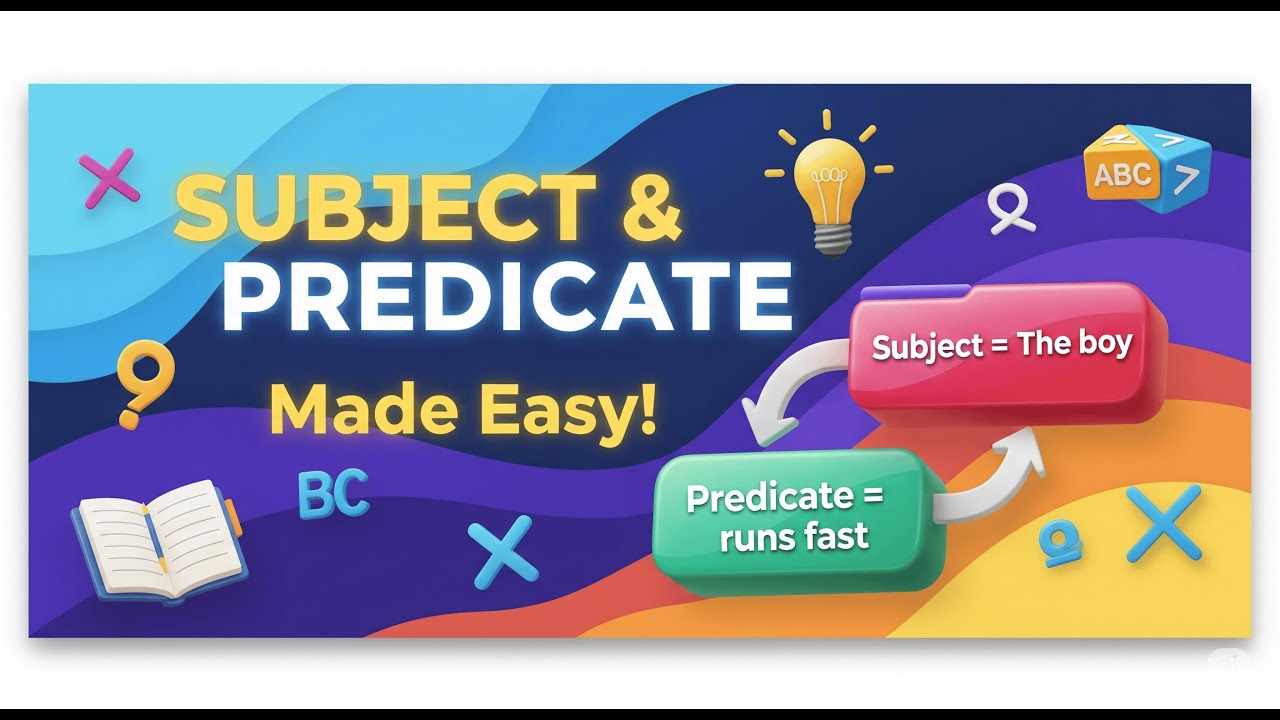 Subject and Predicate - YouTube