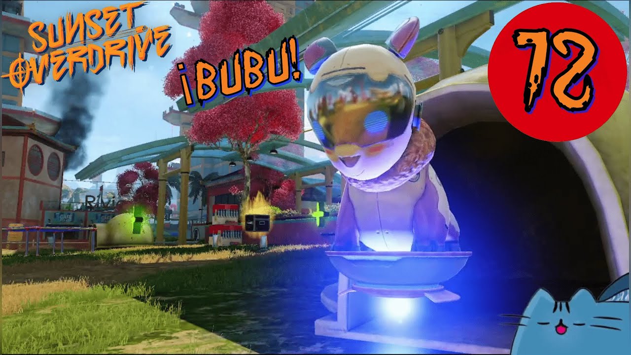 padres malvados y perro robot | GIGAT | Sunset Overdrive | capitulo #12 ...