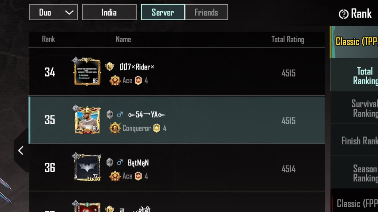 Duo Rank (34) Conquror Rank Push - YouTube
