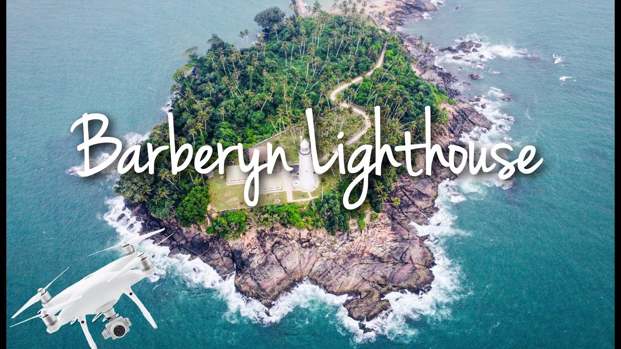 Barberyn LightHouse | Barberyn Island | Beruwala | SriLanka | Drone ...