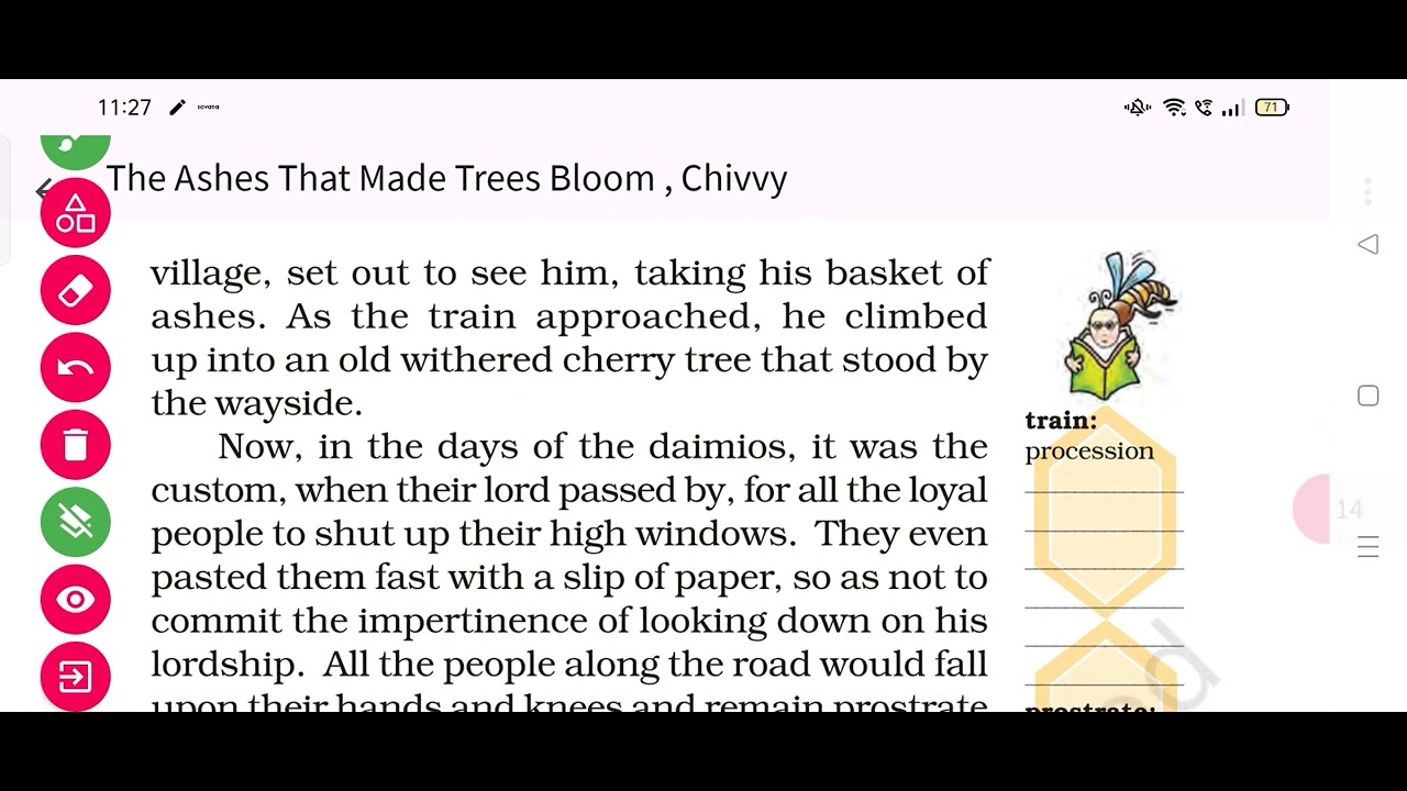 Chapter number 4 ashes that made trees bloom honeycomb class 7th NCERT ...