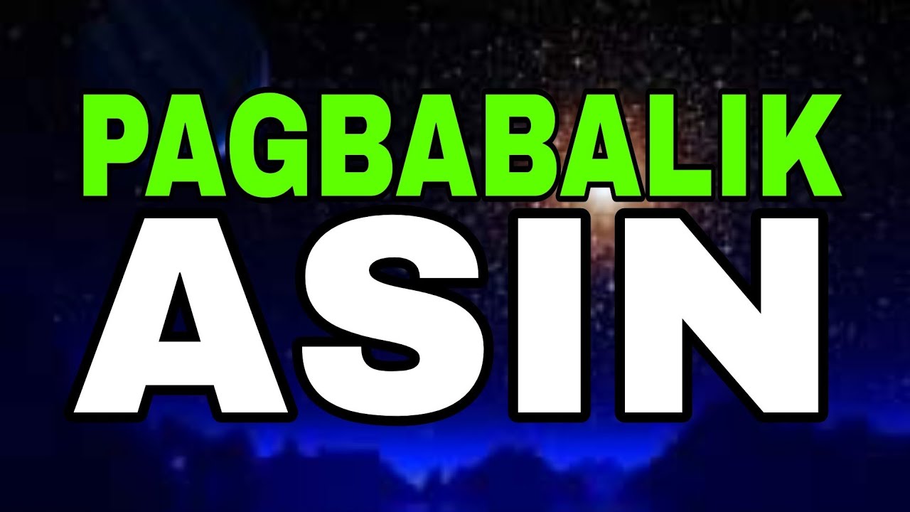Pagbabalik by Asin-music lyrics - YouTube