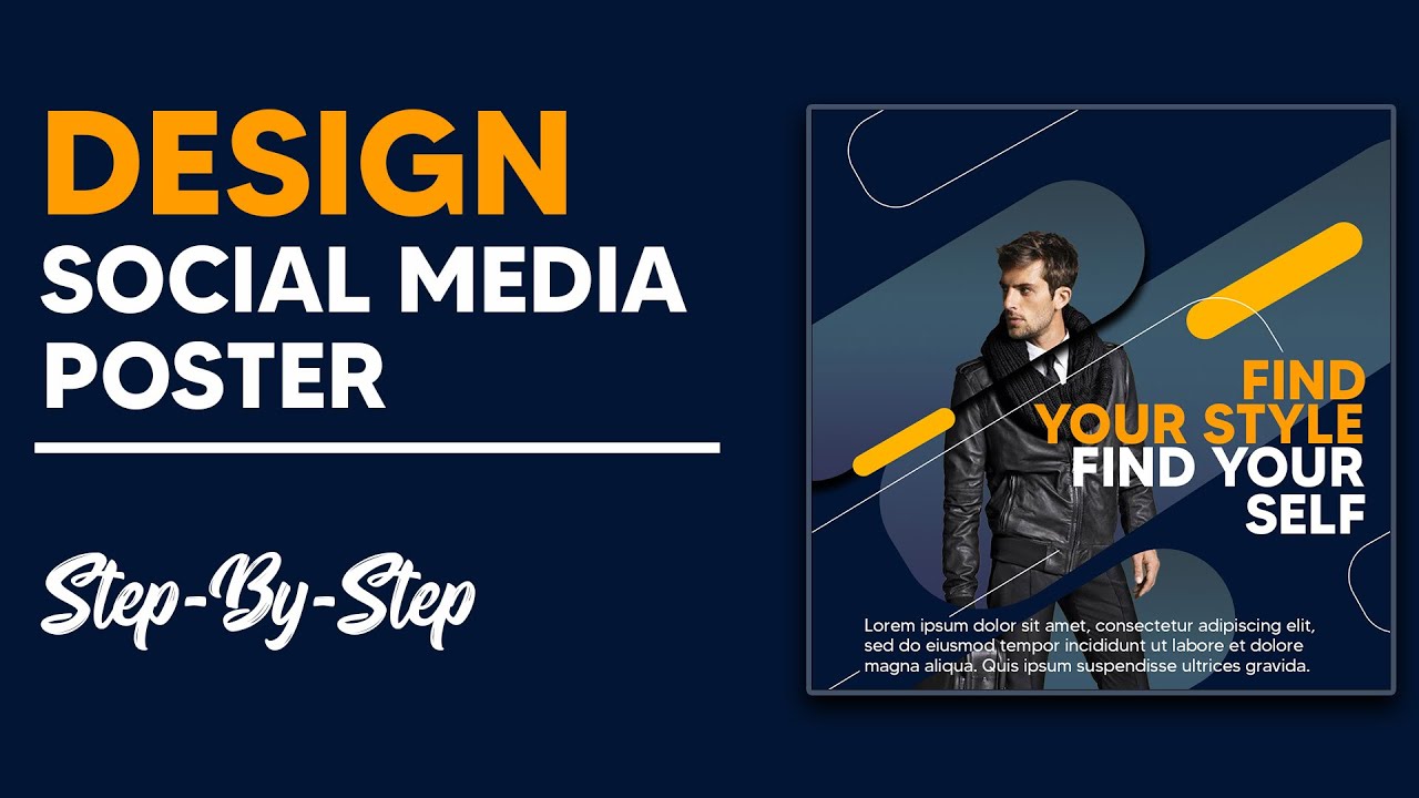 Design The Trending Social Media Poster |Step-by-step| #poster #design ...