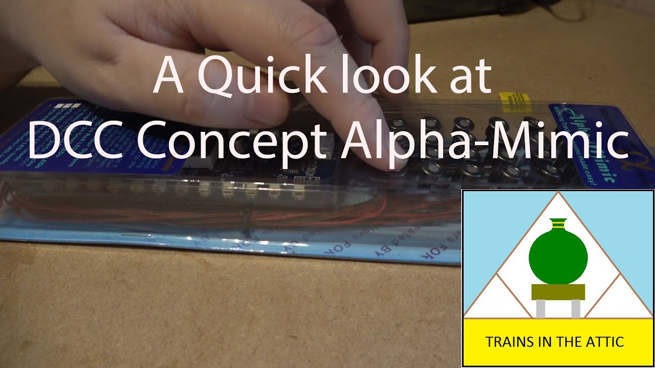 A Quick look at DCC Concept Alpha Mimic - YouTube