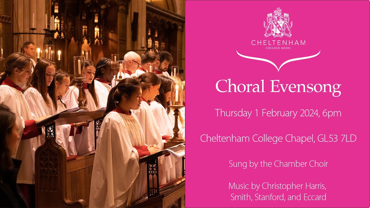 Choral Evensong (Chamber Choir), Thursday 1 February 2024, 6pm - YouTube